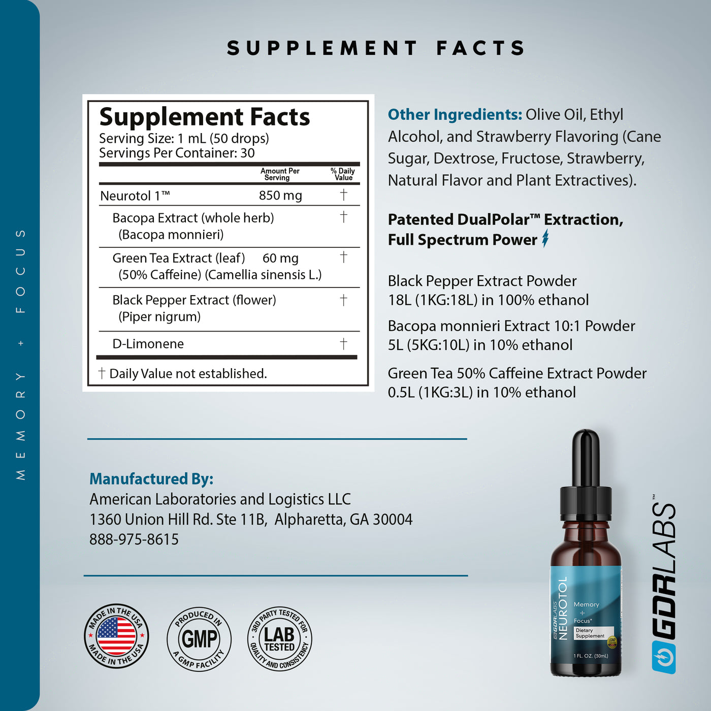 Neurotol™ - Natural Brain Health Support – GDRLABS